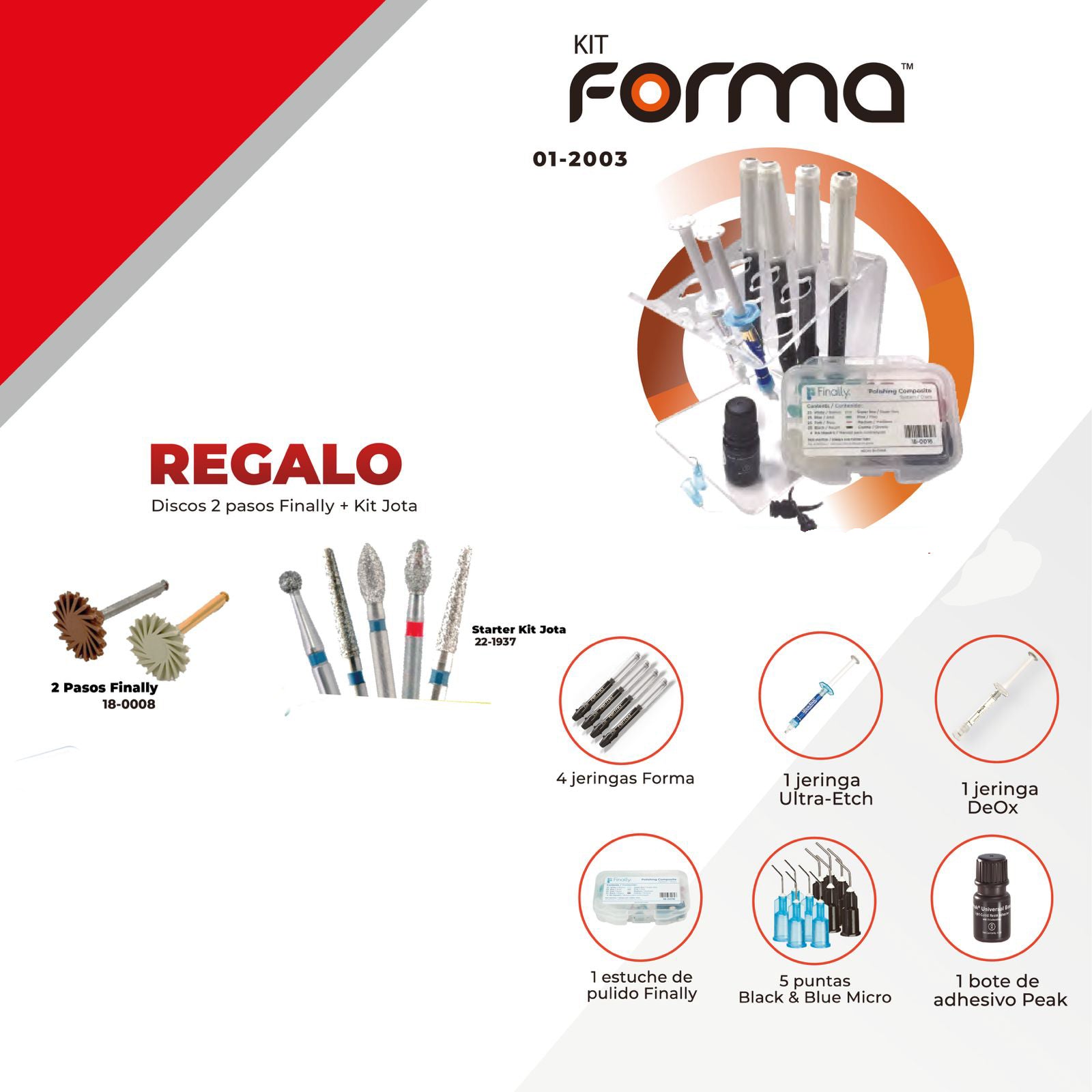 Kit forma composite & finally polishing